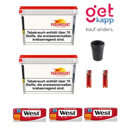 ANGEBOT 2 x PARAMOUNT TABAK EIMER 175g VOLUMENTABAK MEGA BOX ALS ...