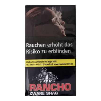 RANCHO TABAK ZWARE SHAG SCHWARZ/BLACK FEINSCHNITT GEBINDE (5x40g) bei getkapp online bestellen